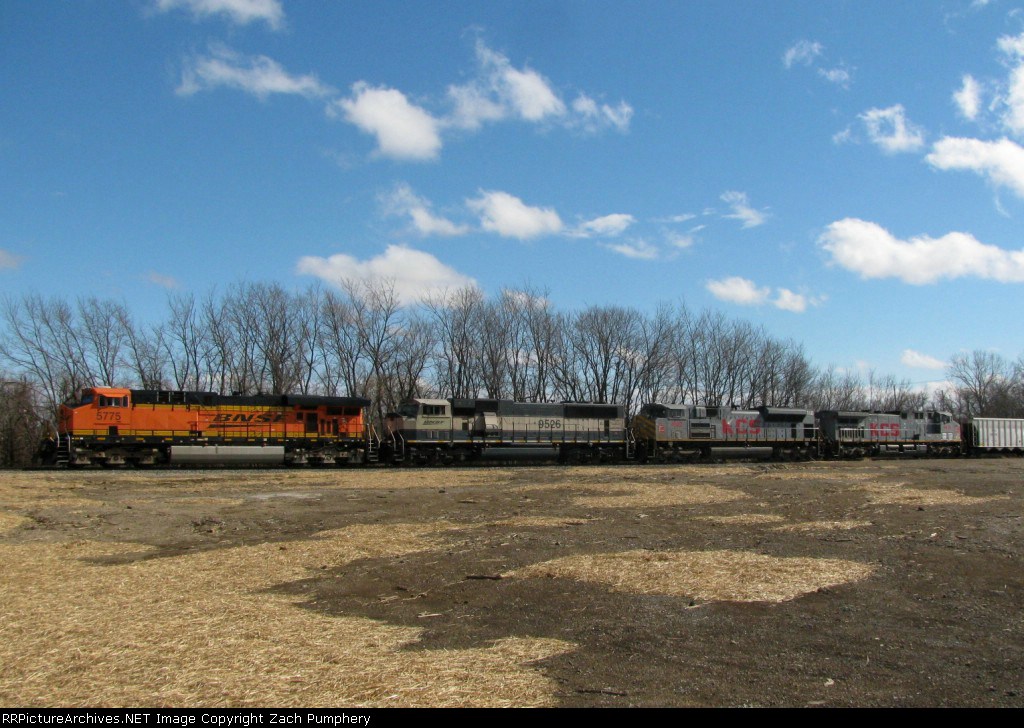 Northbound KCS Empty Coal Train